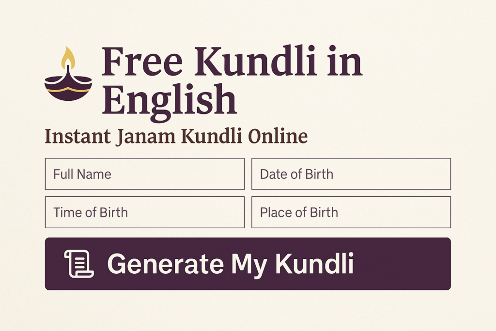 Free Kundli Online (100% Accurate) - Spiritual Curiosity